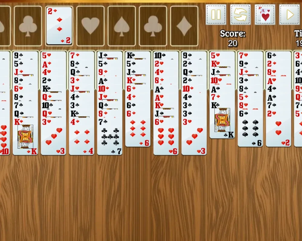 Freecell Duplex Two Deck Solitaire ♣️ - Play for free