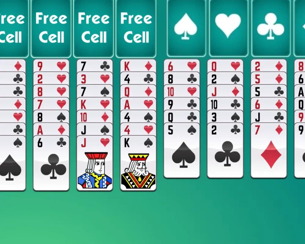 Freecell Card Game Online ♣️ - Play on Online Solitaire IO for free