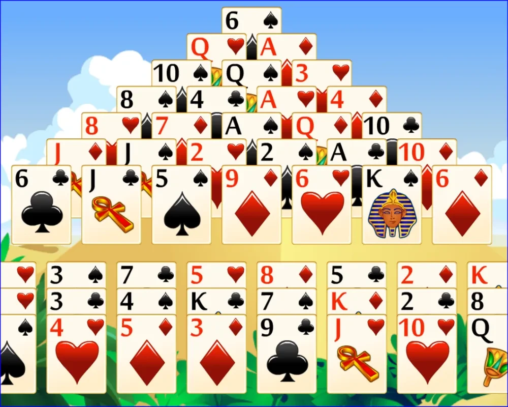 Giza Pyramid Solitaire ♣️ - Play on Online Solitaire IO for free